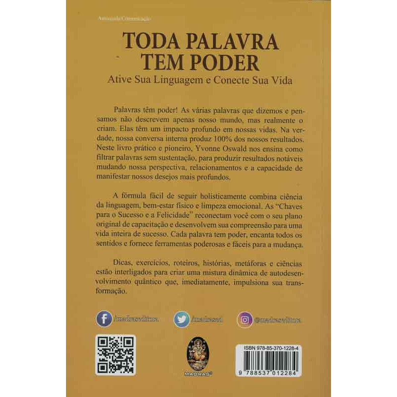 TODA PALAVRA TEM PODER TODA PALAVRA TEM PODER